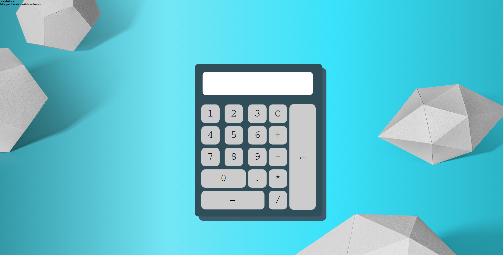 GitHub - rejuno/Calculadora