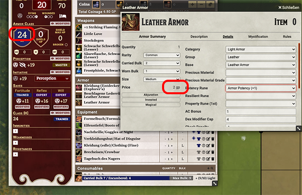 [Bug] Armor runes not working · Issue #2472 · foundryvtt/pf2e · GitHub