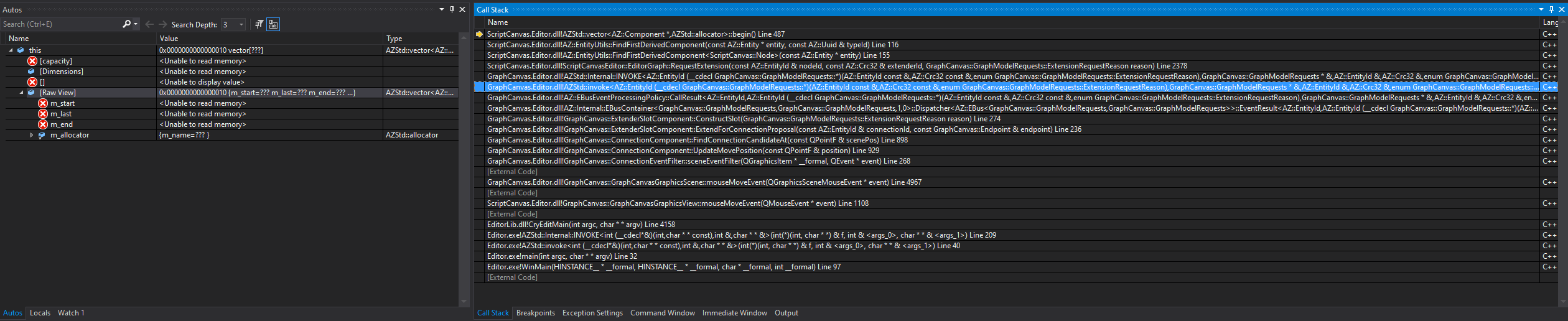 Severing and Reestablishing connections between Vector3 nodes causes ...