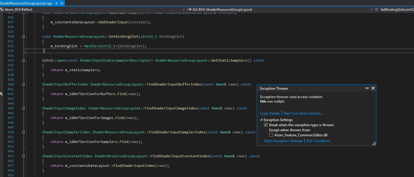 Running editor crashes after asset processor finishes. · Issue #9418 · o3de/o3de · GitHub