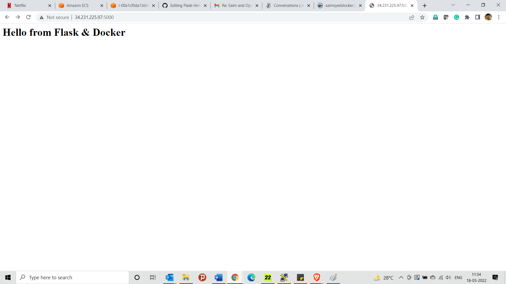 GitHub - SaimSyed/Flask-HelloWorld-ECS