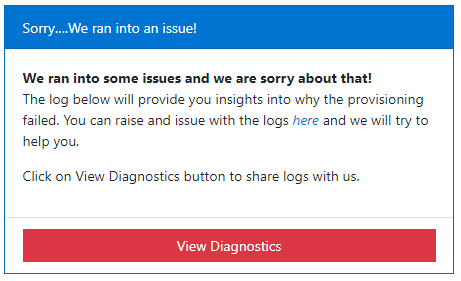 Error - Creating Project based on LaunchDarkly template · Issue #575 · microsoft ...