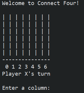 GitHub - evelyngbaranski/Connect-four-game: Connect 4 game with AI player