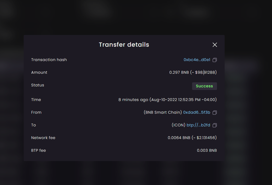 BSC -> ICON Transfer includes the wrong link to Binance Smart Chain Tracker · Issue #683 · icon ...
