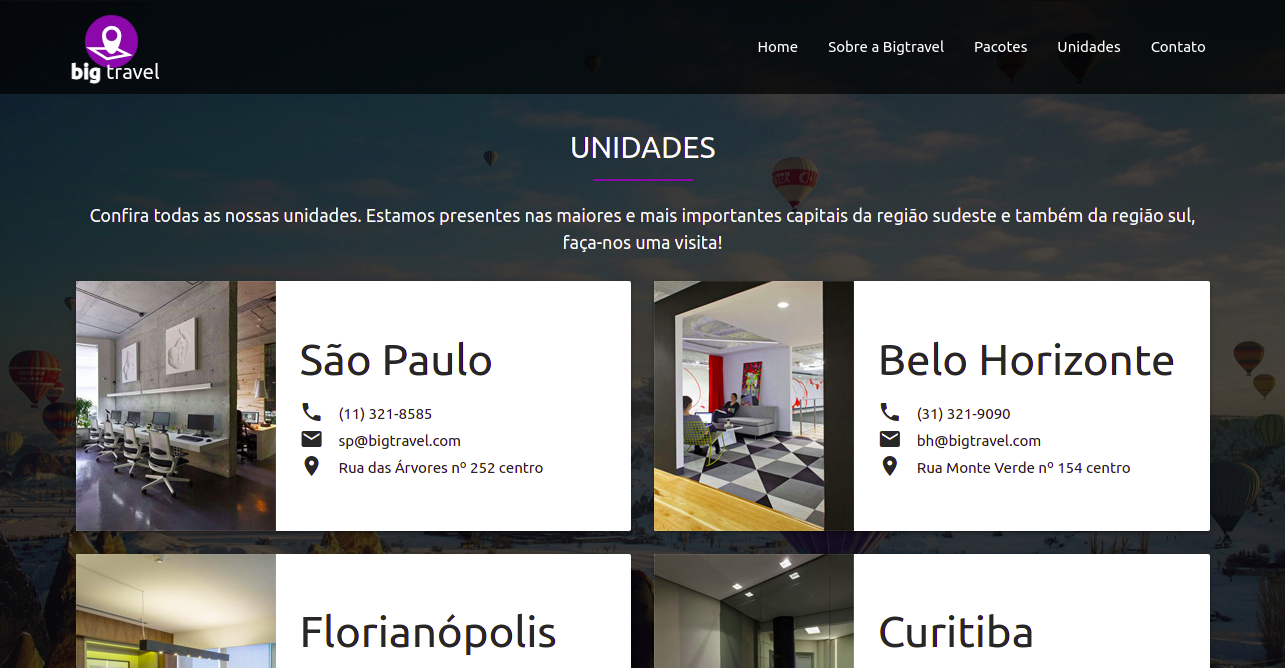 GitHub - gustavovaznet/website-bigtravel: Travel Agency Website