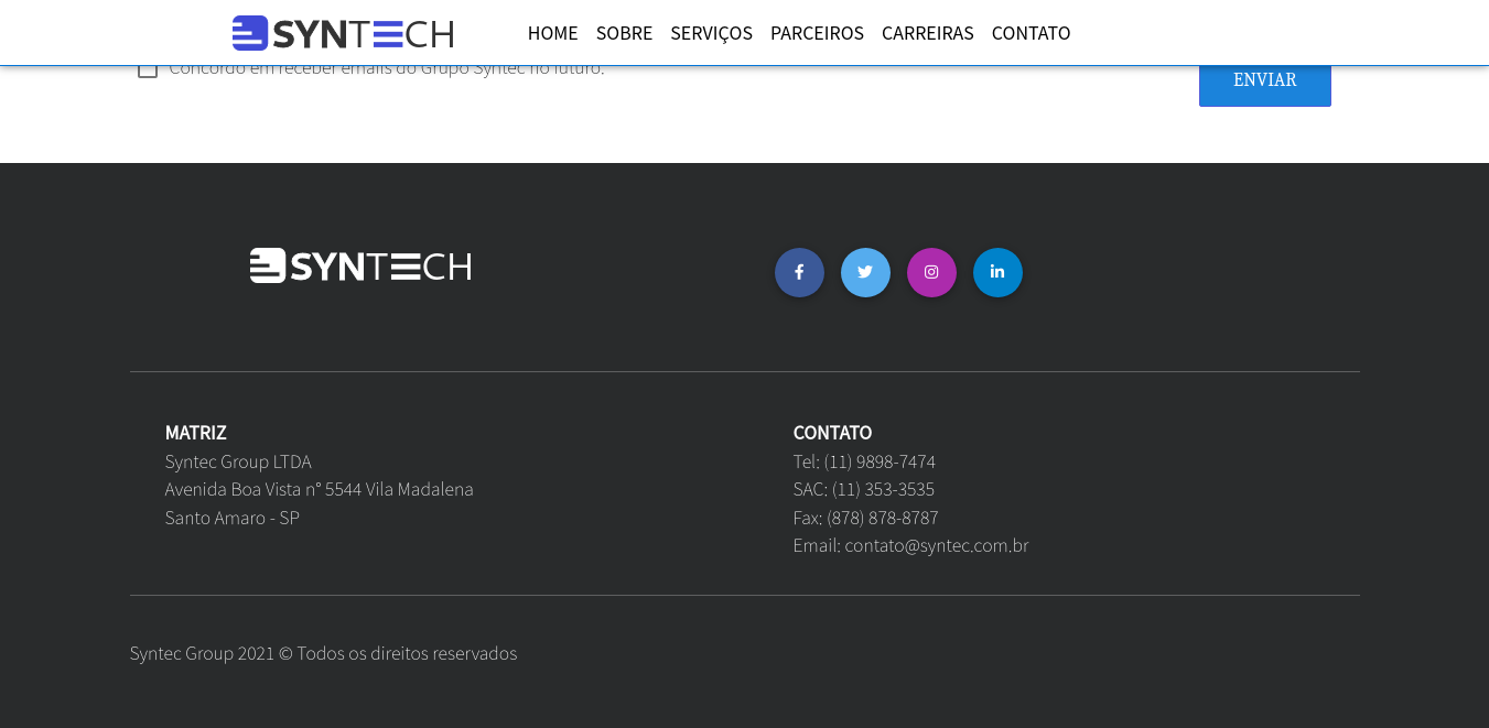 GitHub - gustavovaznet/website-syntec: Syntec Telecom Website