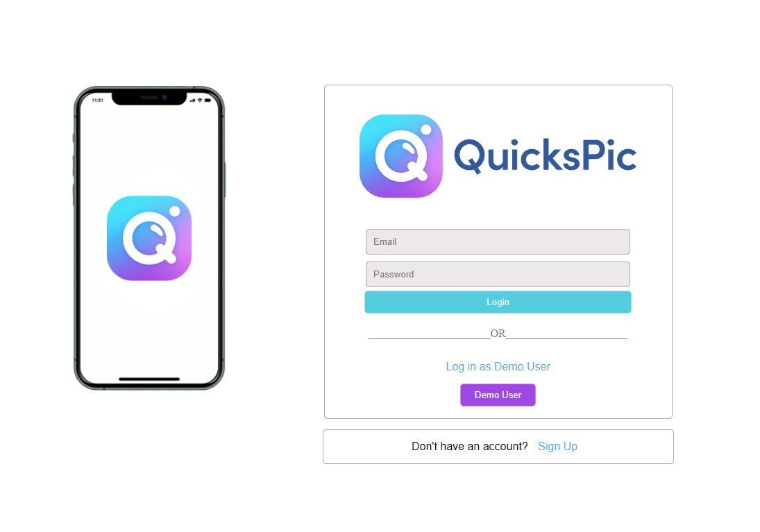 GitHub - ChrisPHong/QuicksPic: QuicksPic allows users to interact and socialize with others on ...