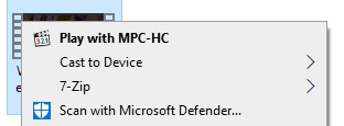 File context menu · Issue #1759 · clsid2/mpc-hc · GitHub