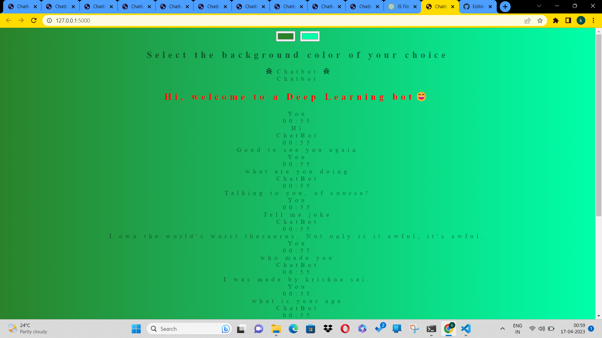GitHub - krishna251199/chatbot
