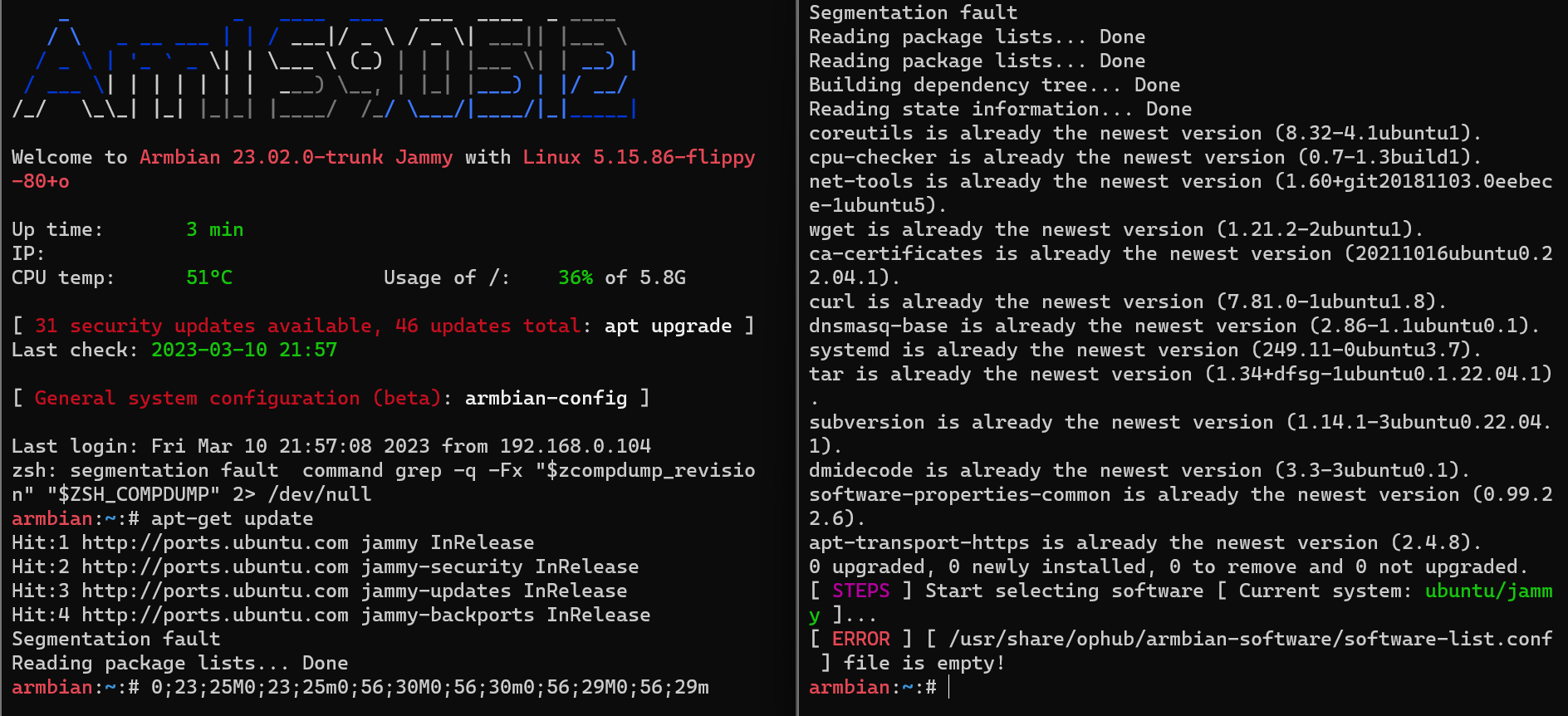 How to solve this problem? (software-list.conf file is empty) · Issue #1157 · ophub/amlogic ...