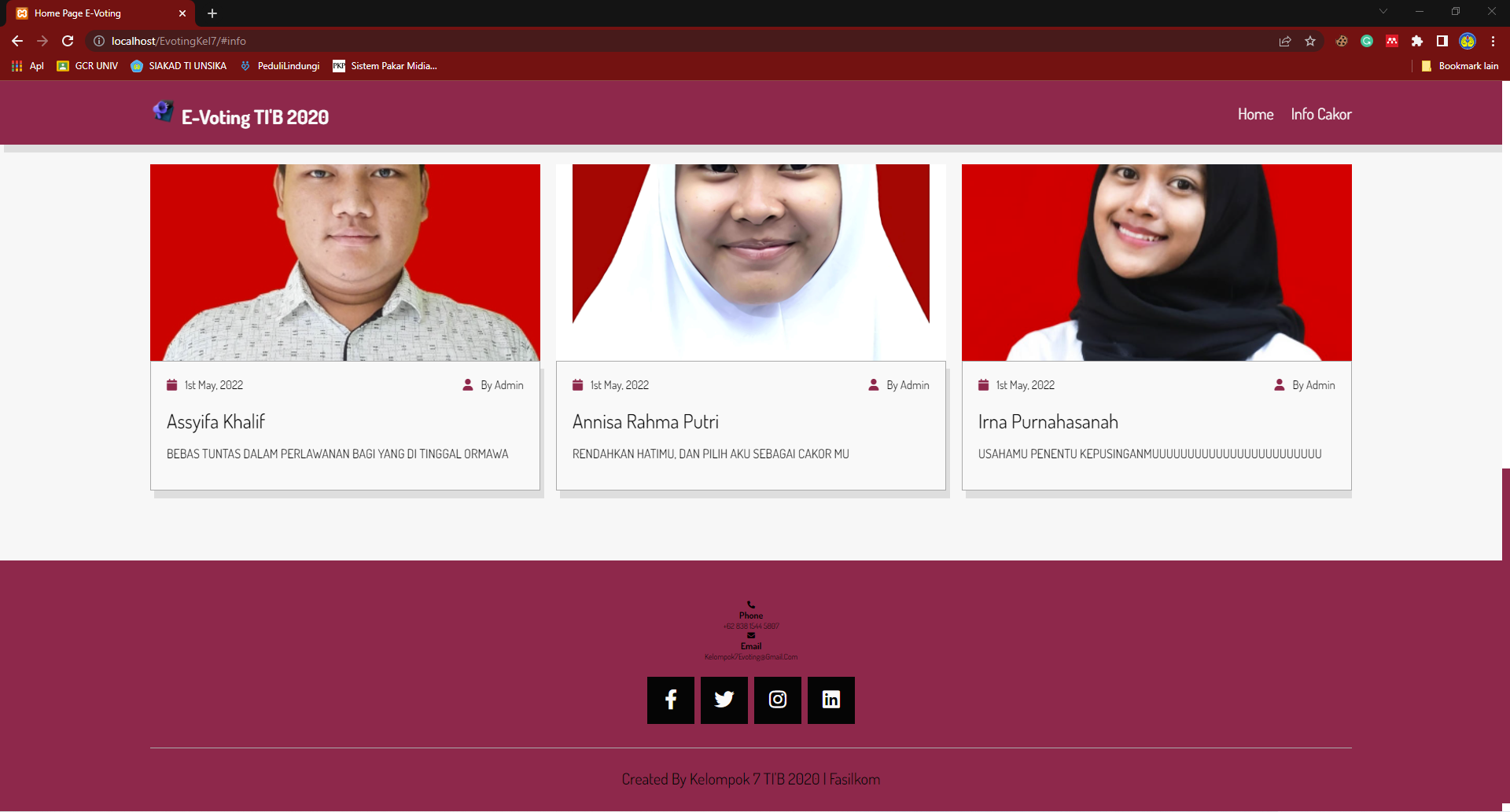 GitHub - Praktikum-PBW/4b-projek-11-evoting