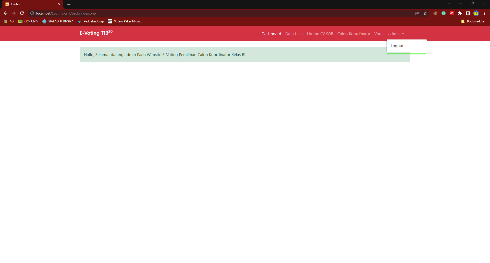 GitHub - Praktikum-PBW/4b-projek-11-evoting