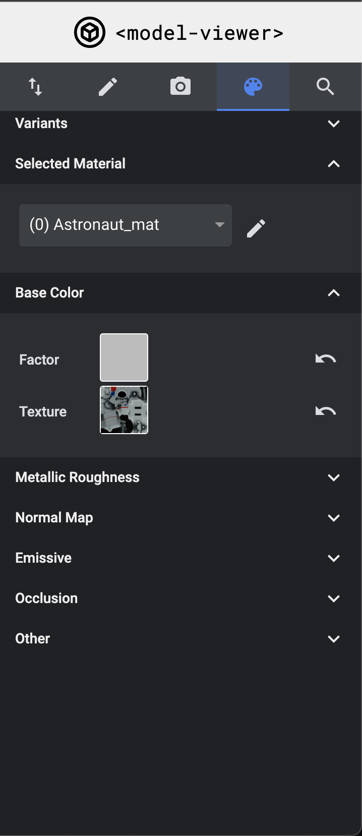 [Editor] Is it possible to use editor's panel in a React.js project? · google model-viewer ...