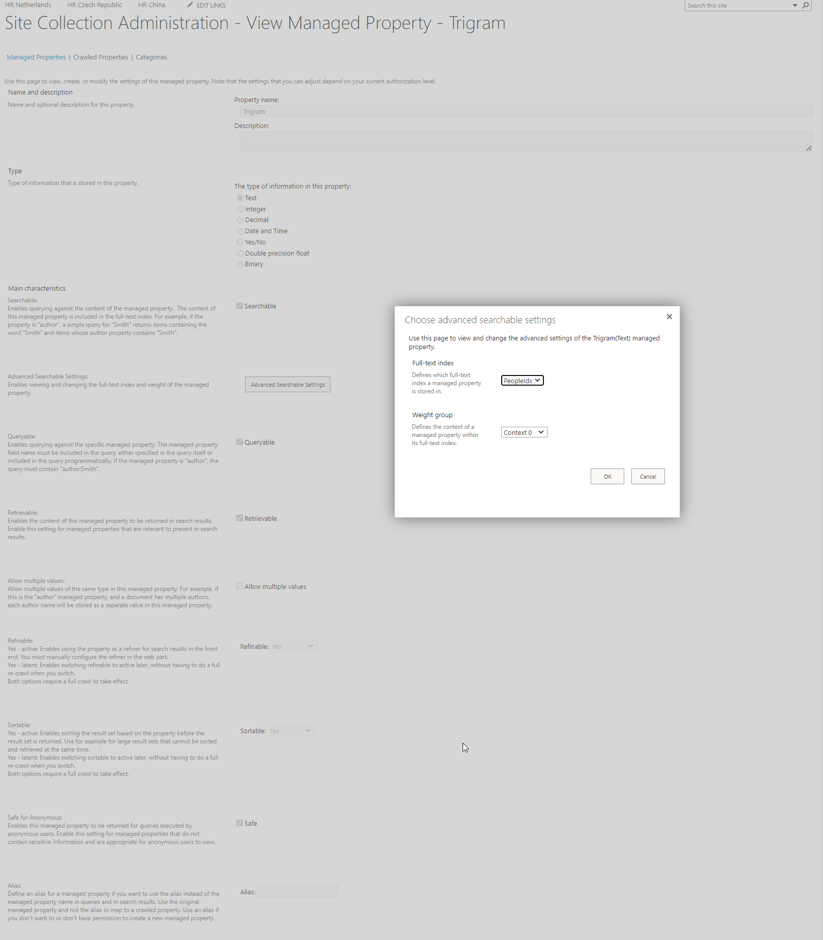 SharePoint PnP Search v4 - Not able to search for custom managed properties · Issue #2900 ...