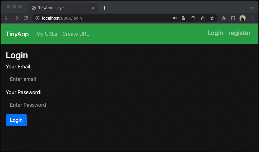 GitHub - WoncheolKim/tinyapp
