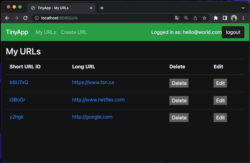 GitHub - WoncheolKim/tinyapp