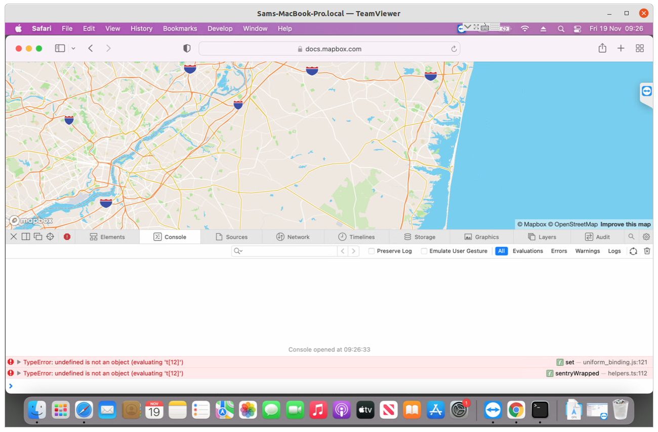 Typeerror Undefined Is Not An Object Evaluating T 12 On Safari 15
