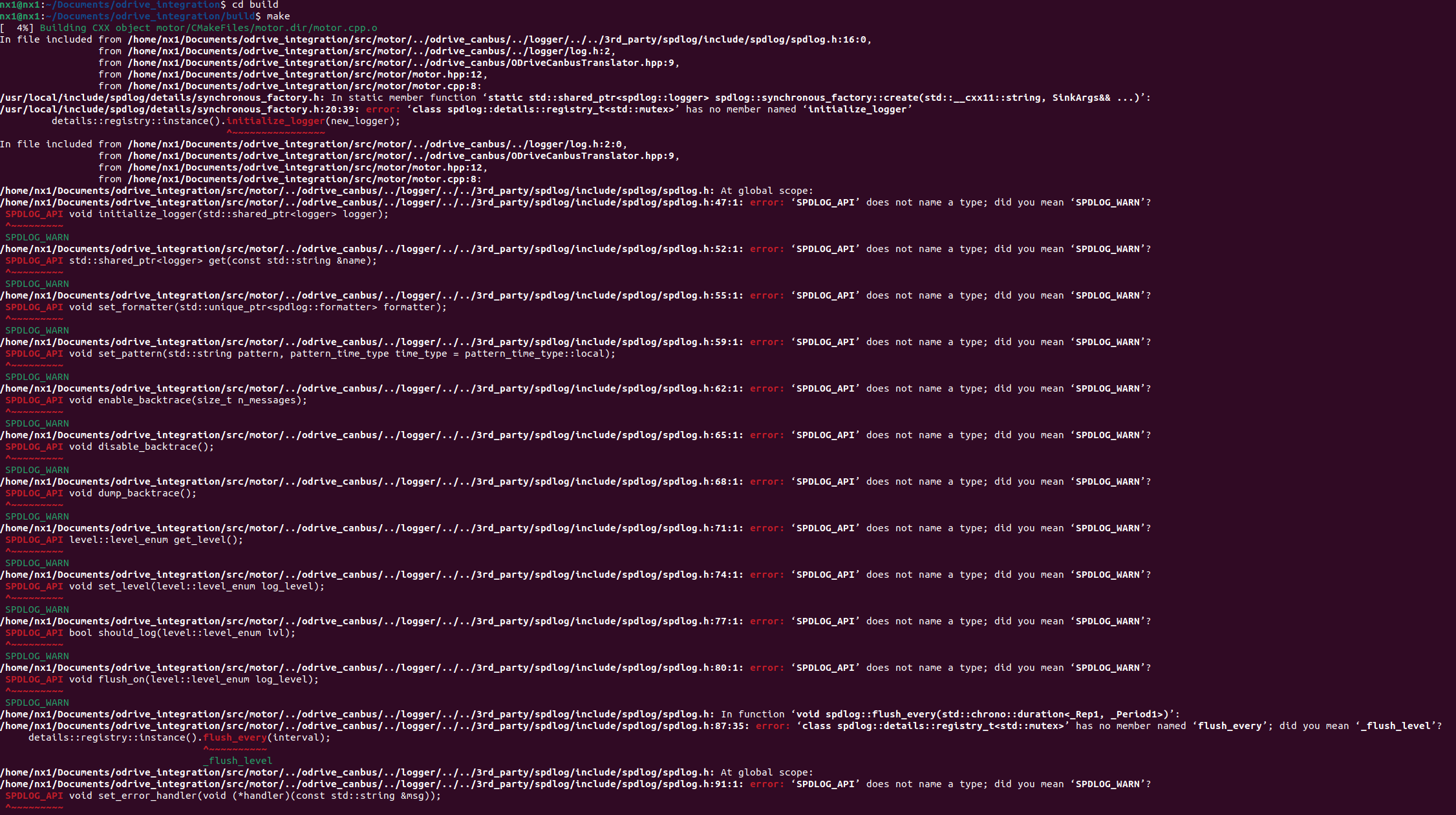 Build error using spdlog as a sub-directory · Issue #2542 · gabime/spdlog · GitHub