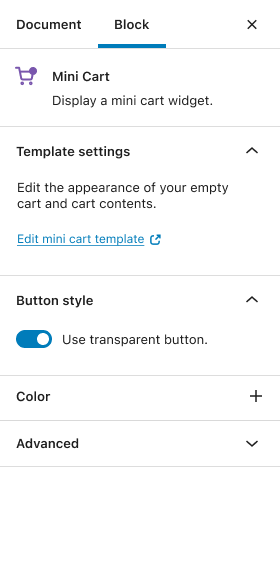 Mini Cart Template Part Description · Issue 6041 · Woocommercewoocommerce Blocks · Github