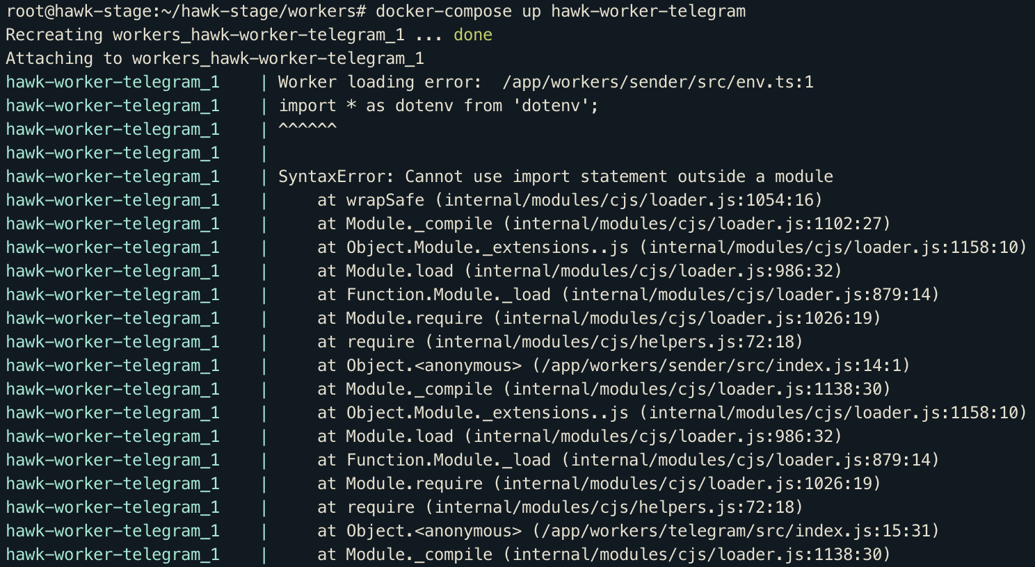 [Telegram/Email] import * as dotenv from 'dotenv'; · Issue #142 · codex ...