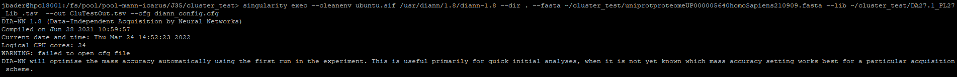 command line tool cfg file loading error · vdemichev DiaNN · Discussion #353 · GitHub