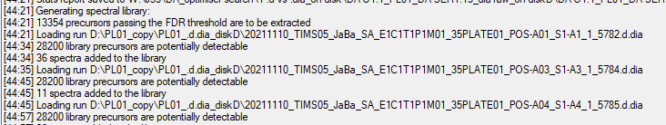not all raw files contribute to library? · vdemichev DiaNN · Discussion #421 · GitHub
