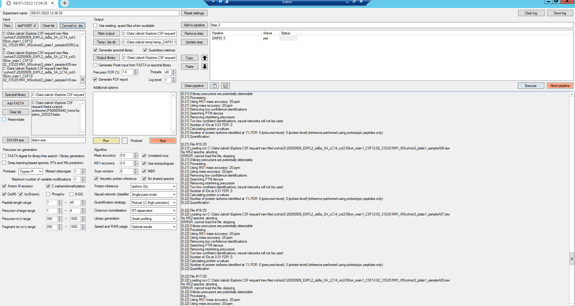 MS2 spectra not read out fromThermo data · vdemichev DiaNN · Discussion #488 · GitHub
