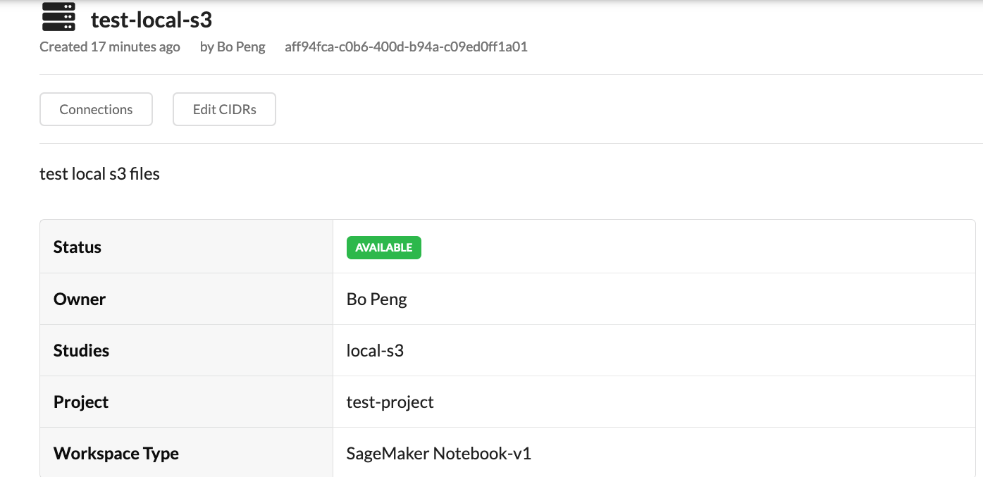 [Bug] Study data not mounted in sagemaker · Issue #1125 · awslabs/service-workbench-on-aws · GitHub