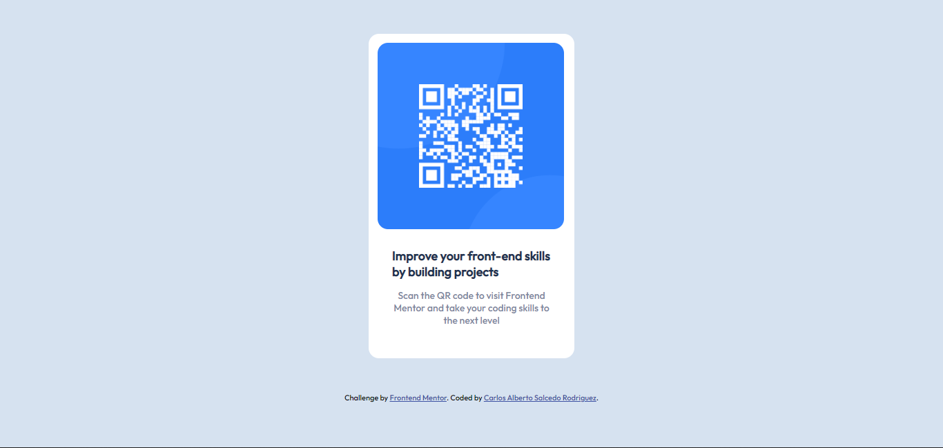 GitHub - Csalcedo04/QR-code-component-challenge