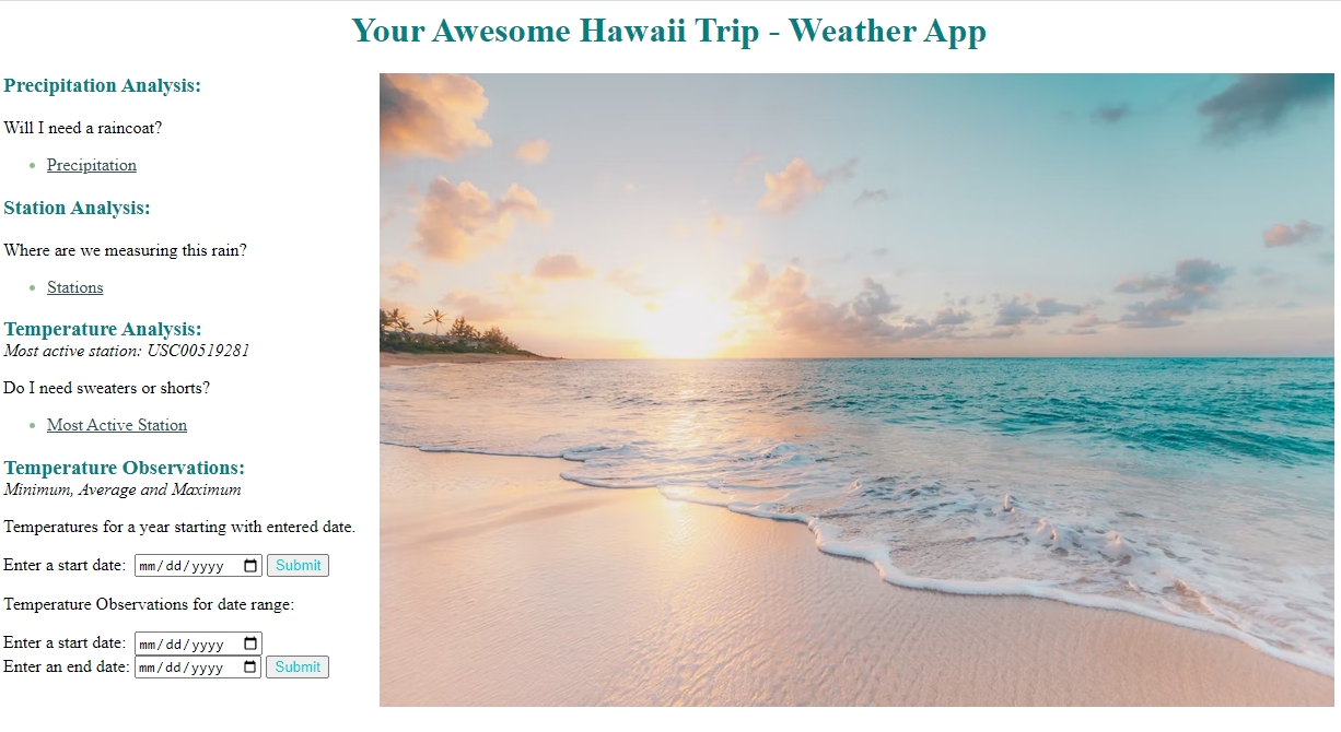 GitHub - LAFF1/SQLAlchemy: Surfs Up Repository