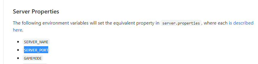 SERVER_PORT environment variable - add to documentation · Issue #77 · itzg/docker-minecraft ...