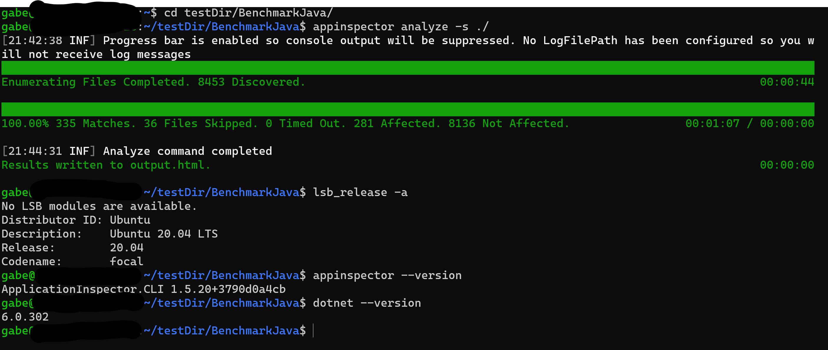 ERROR when running the Application Inspector in WSL 2 · Issue #484 · microsoft ...