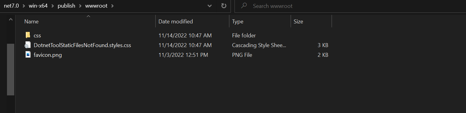Blazor Server Apps Packed Into A Tool Can T Find Static Assets · Issue 28881 · Dotnet Sdk · Github