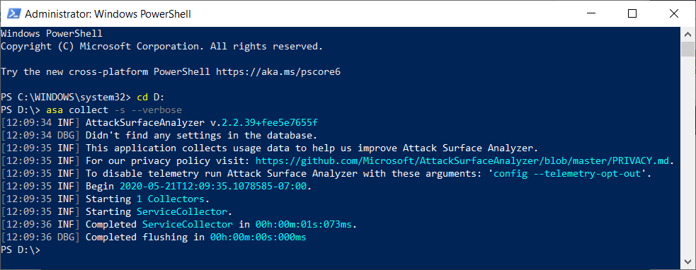ServiceCollector stalling on Windows 8 · Issue #453 · microsoft/AttackSurfaceAnalyzer · GitHub