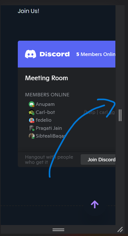 [GSSOC'23] discord card in footer is not responsive · Issue #205 ...