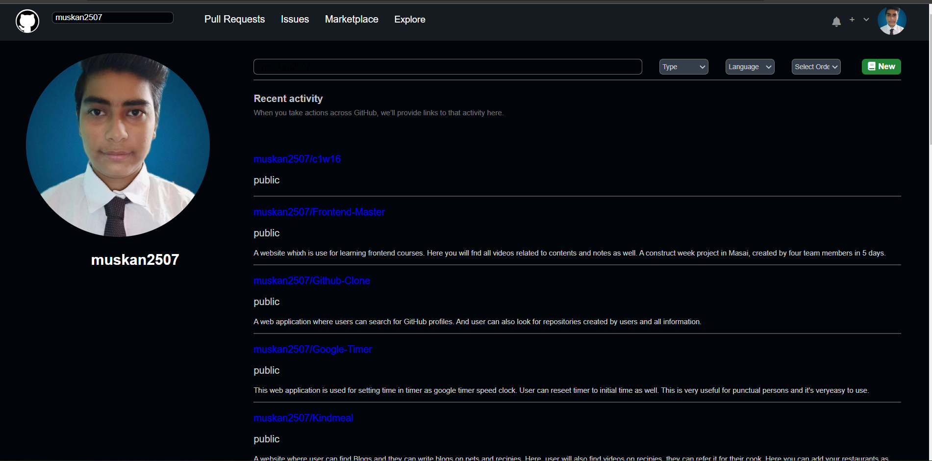 GitHub - arnavdev25/Github-Clone: A web application where users can ...