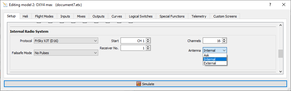 Missing Antenna Parameter in Horus X10s · Issue #1567 · EdgeTX/edgetx · GitHub