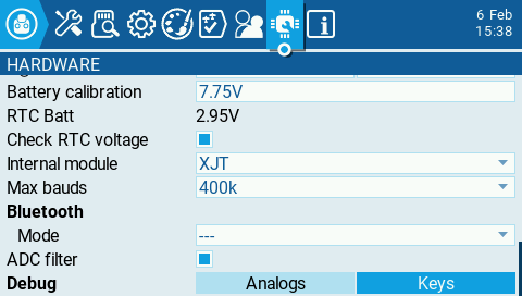 Missing Antenna Parameter in Horus X10s · Issue #1567 · EdgeTX/edgetx · GitHub