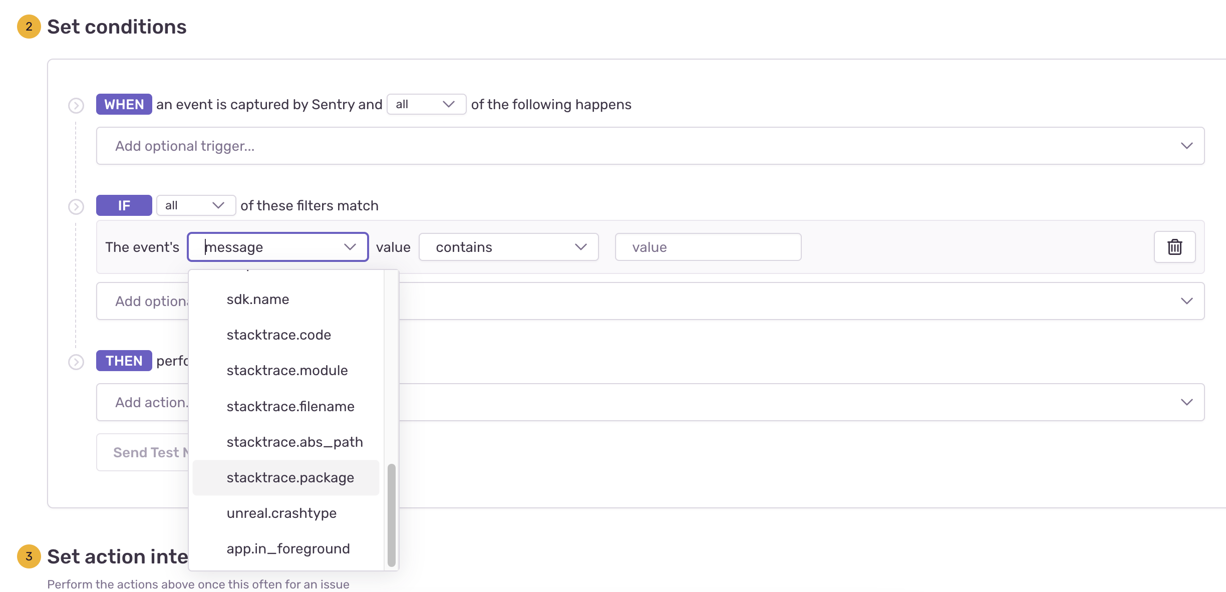 Add Stacktrace Function To Alerting Condition Filters · Issue 47111 · Getsentry Sentry · Github