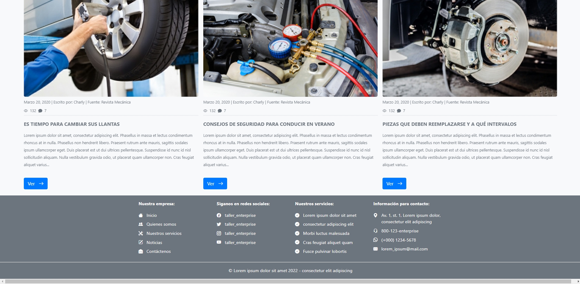 GitHub - misproyectosweb/proyecto-web-07: Sitio web que muestra información variada de un taller ...