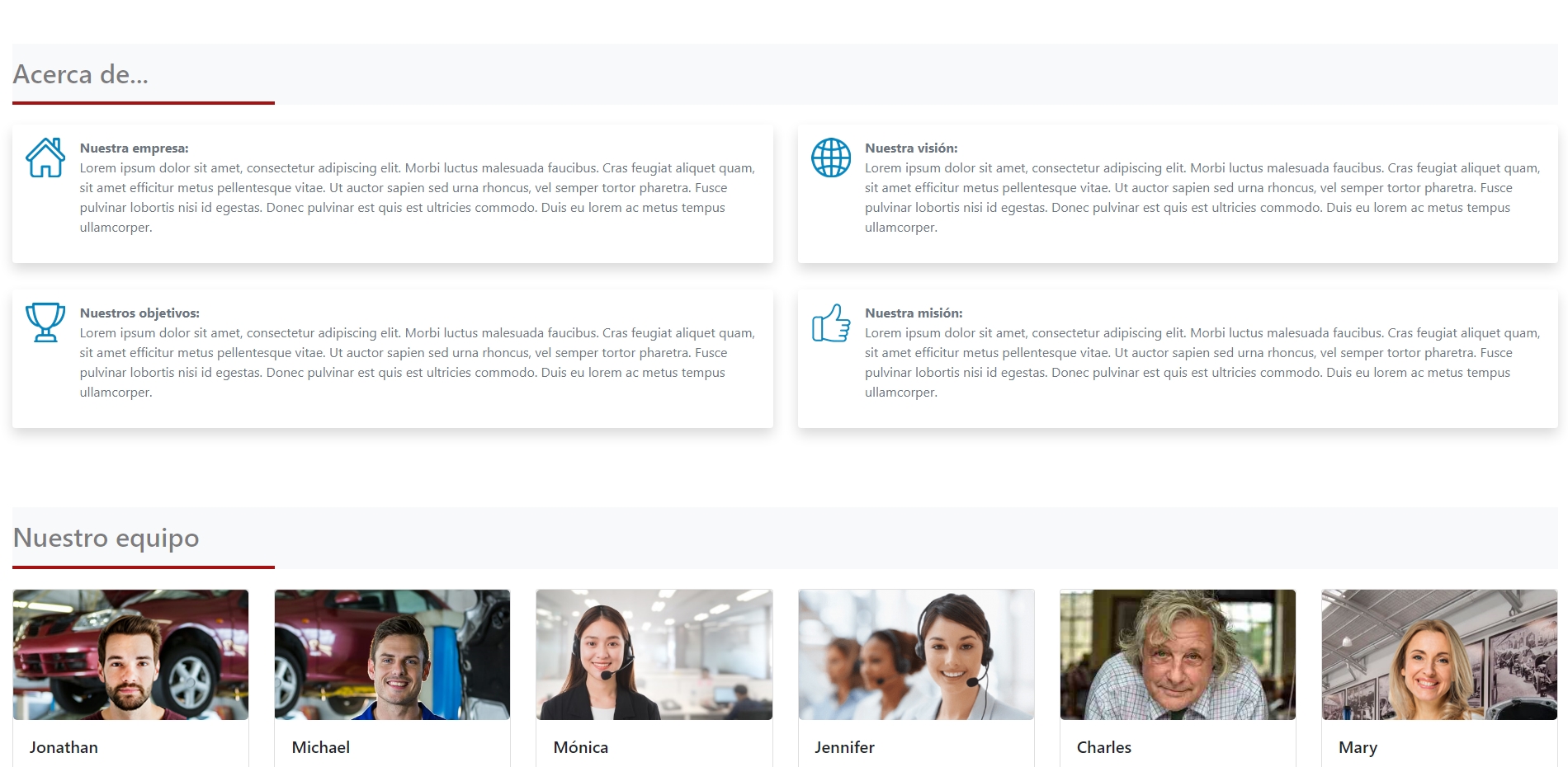 GitHub - misproyectosweb/proyecto-web-07: Sitio web que muestra información variada de un taller ...