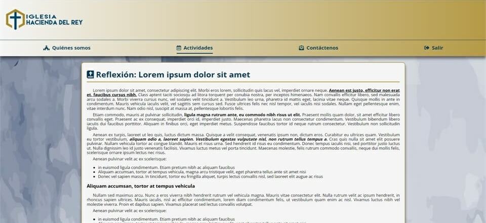 GitHub - misproyectosweb/proyecto-web-02: Sitio web que muestra información variada de una iglesia