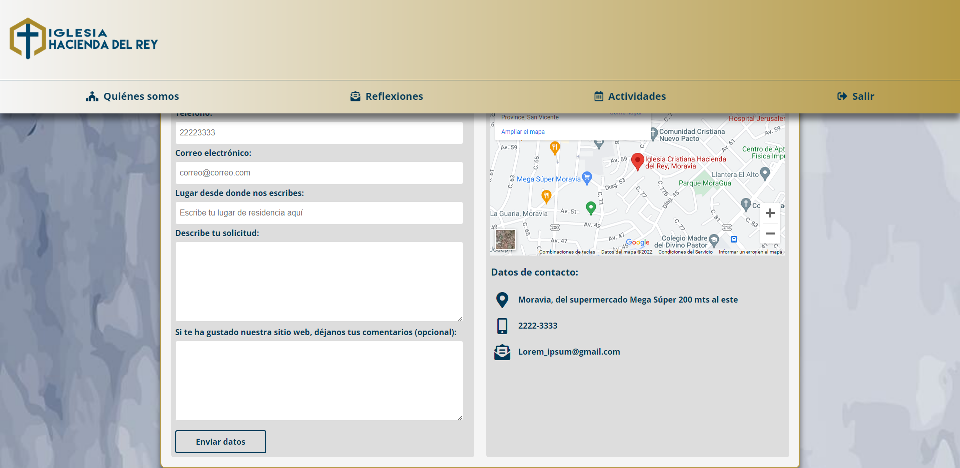 GitHub - misproyectosweb/proyecto-web-03: Sitio web que muestra información variada de una iglesia