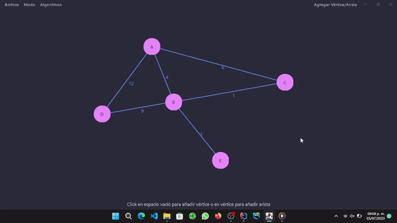 GitHub - Alfonso-Rangel/Visualizador-de-Grafos-y-Algoritmos: Aplicación gráfica de escritorio ...