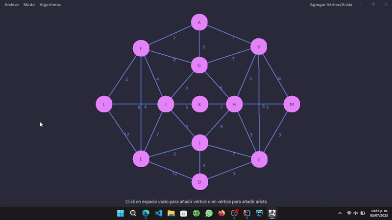 GitHub - Alfonso-Rangel/Visualizador-de-Grafos-y-Algoritmos: Aplicación gráfica de escritorio ...
