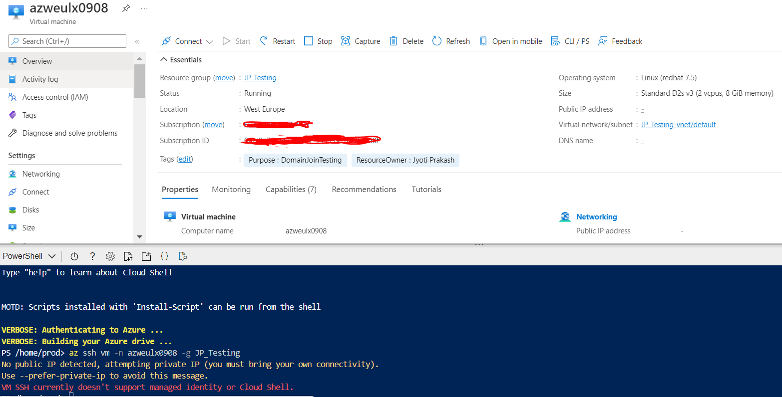 az ssh vm only works when VM has public IP · Issue #22509 · Azure/azure-cli · GitHub