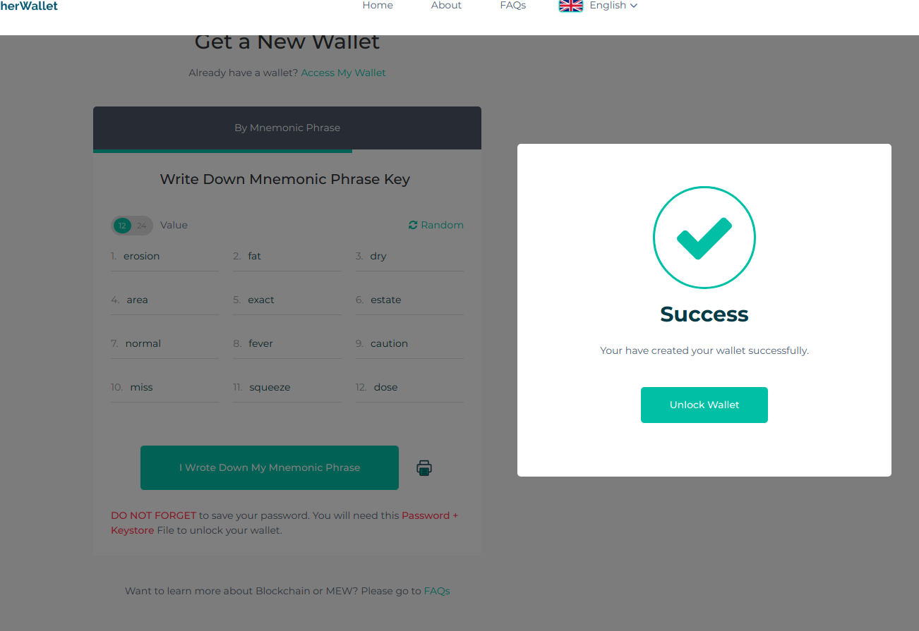Unlock wallet button doesn't work. · Issue #283 · MyEtherWallet/MyEtherWallet · GitHub