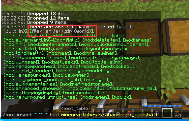 User datapack gets forcefully reordered after mod datapacks · Issue #239 · embeddedt/ModernFix ...