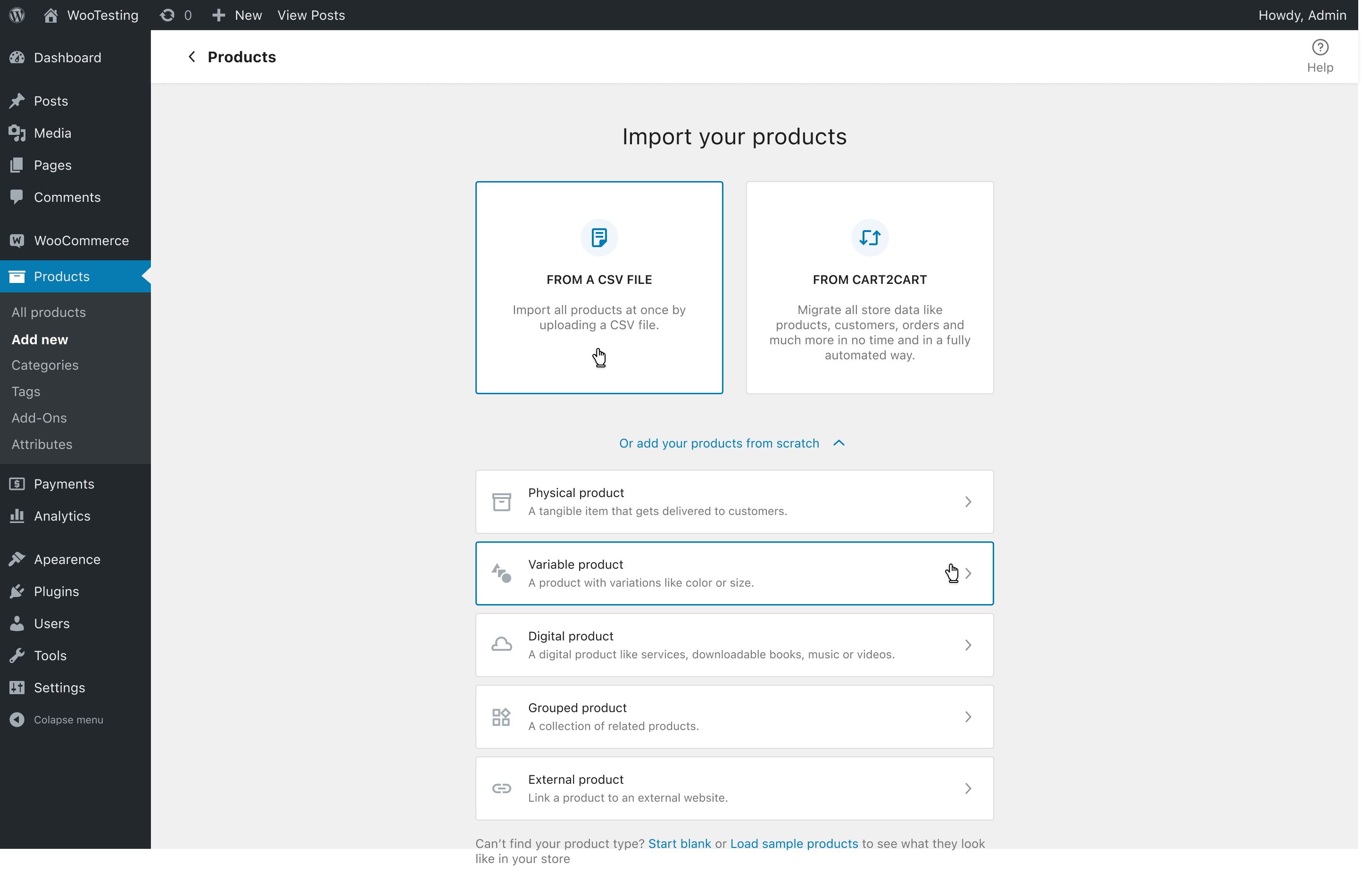 Task List: Add Products Task - Import products · Issue #32143 ...