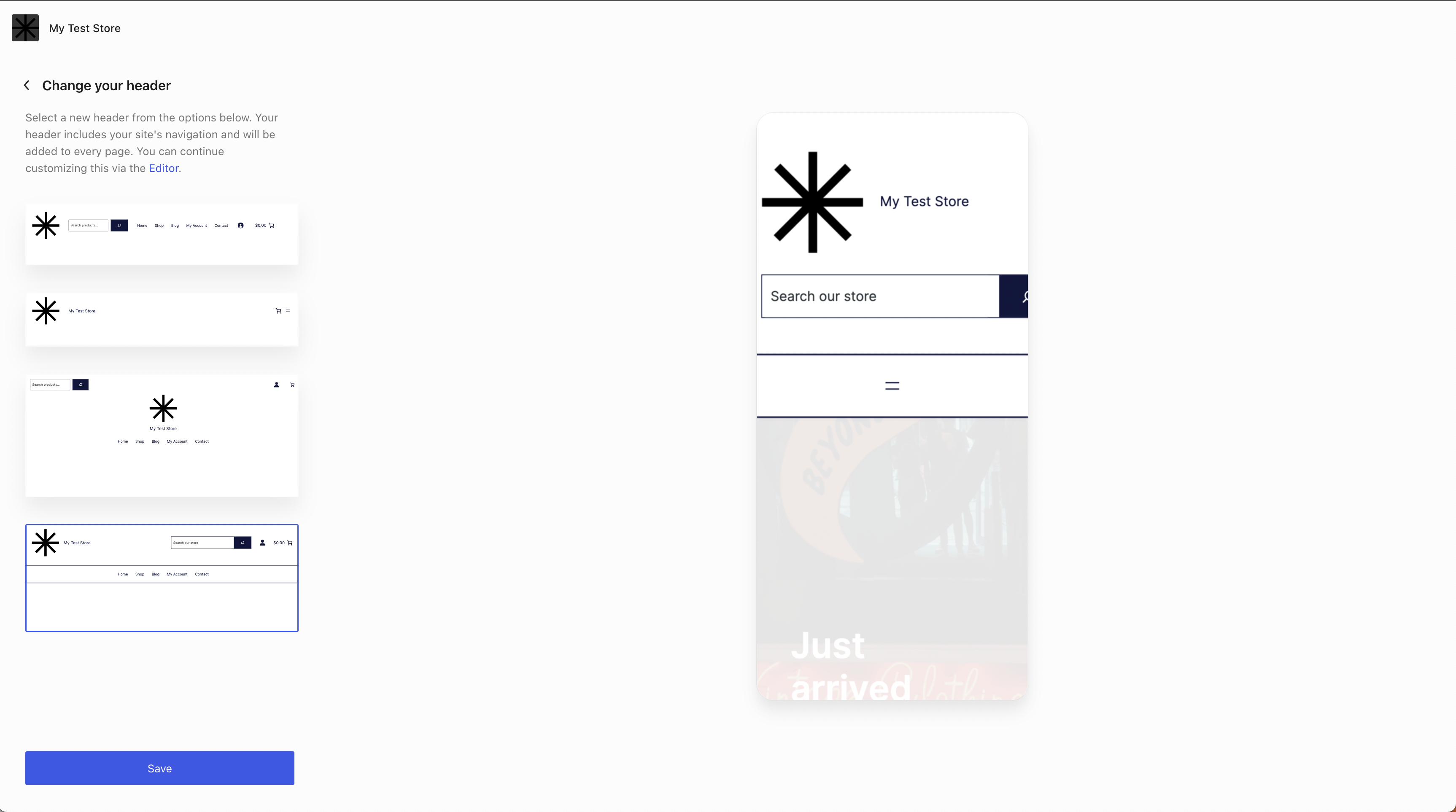 [CYS Woo Express] Centered header menu with search · Issue #11389 · woocommerce/woocommerce ...